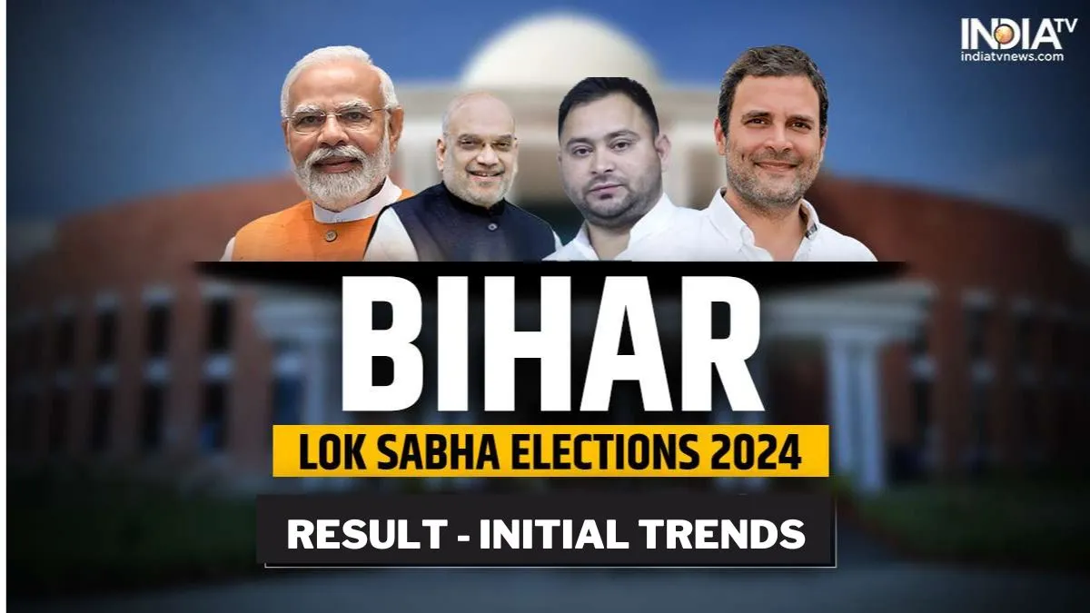 Bihar Lok Sabha Election 2024 Results: NDA leads in 30 seats, INDIA ahead in 7 while others in 3 ...