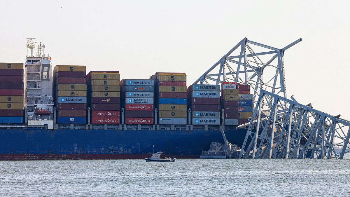 US: 8 Indian crew stuck for months on cargo vessel that crashed into ...