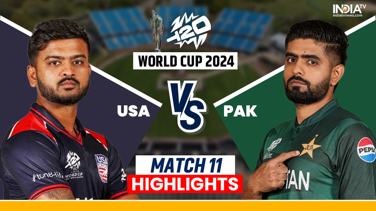 USA vs PAK live score, T20 World Cup 2024 match 11: Pakistan vs United ...