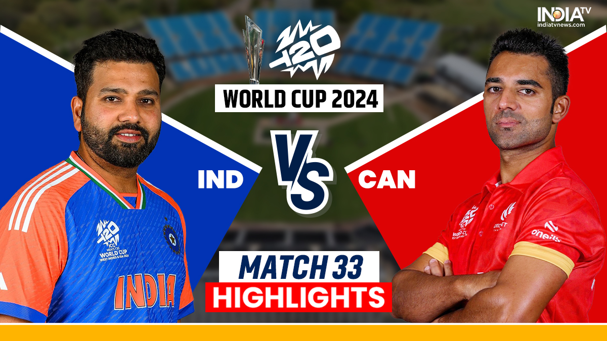 IND vs CAN Live Score, T20 World Cup 2024: India vs Canada free ...
