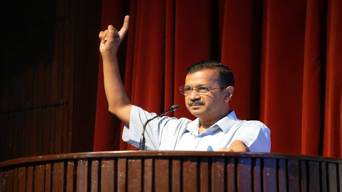 Arvind Kejriwal surrenders at Tihar Jail Delhi CM excise policy liquor scam supreme court lok ...