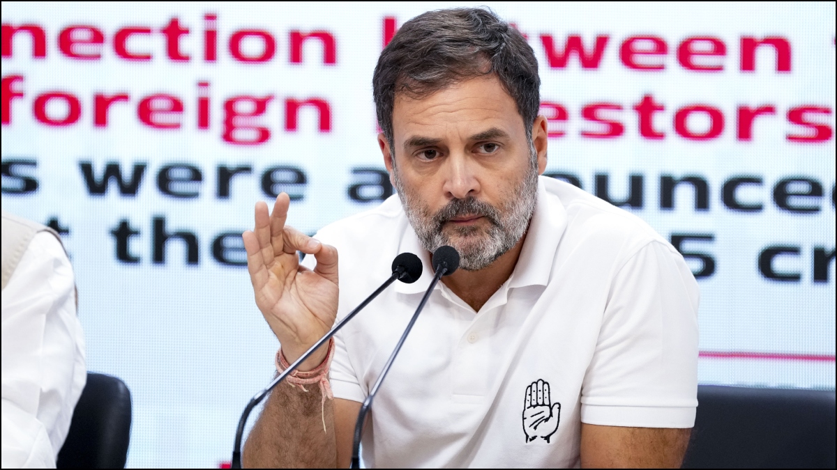 Rahul Gandhi demands JPC to probe 'biggest stock market scam', attacks PM Modi and Amit Shah ...