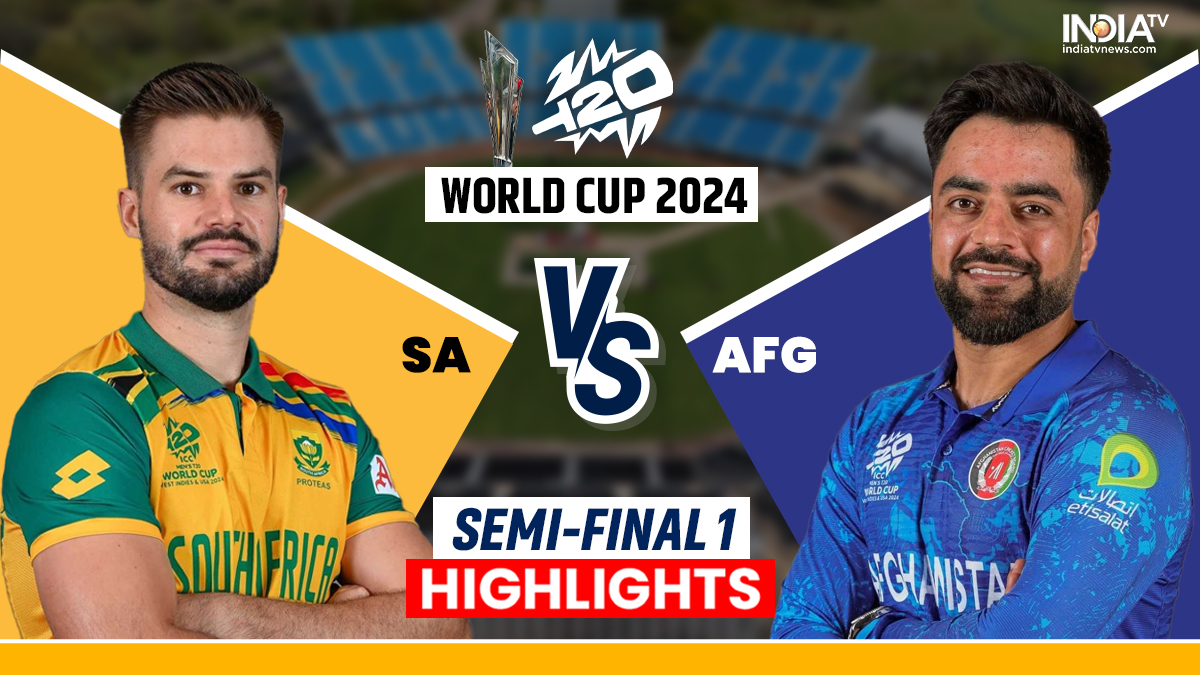SA vs AFG Live Cricket Score, T20 World Cup Semi-final: South Africa vs ...
