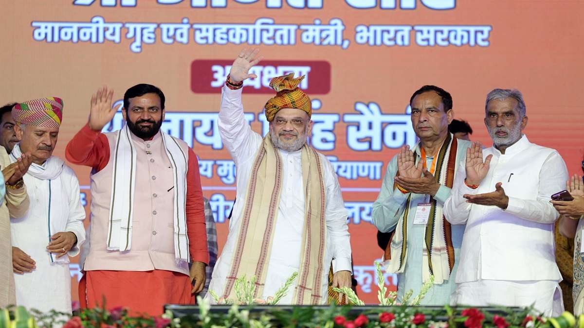 'Congress will snatch OBC quota, give it to Muslims': Amit Shah in poll-bound Haryana | Haryana ...