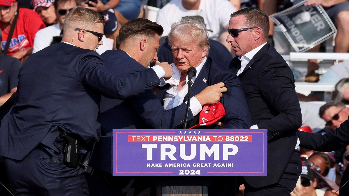 Donald Trump injured as gunshots fired at his Pennsylvania rally in ...