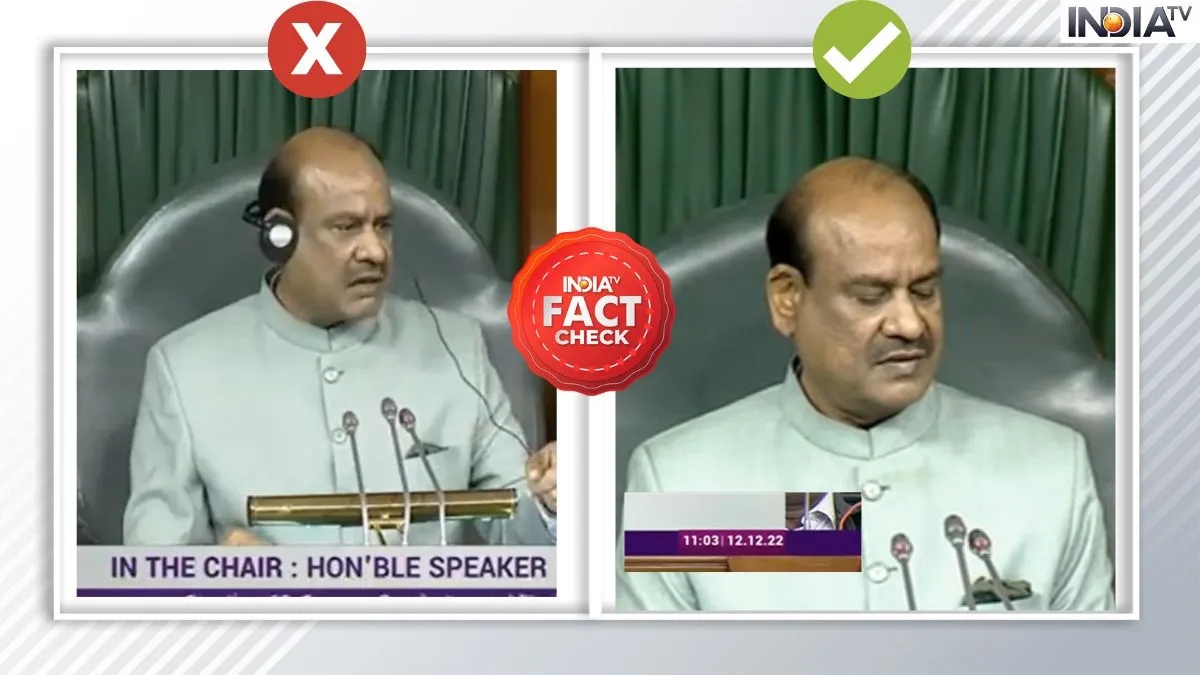 Fact Check: Old video of Om Birla reprimanding MP fictitiously shared ...
