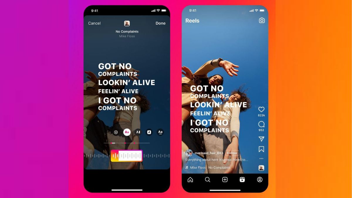 Instagram enables the user to add 20 songs to a single reel easily ...