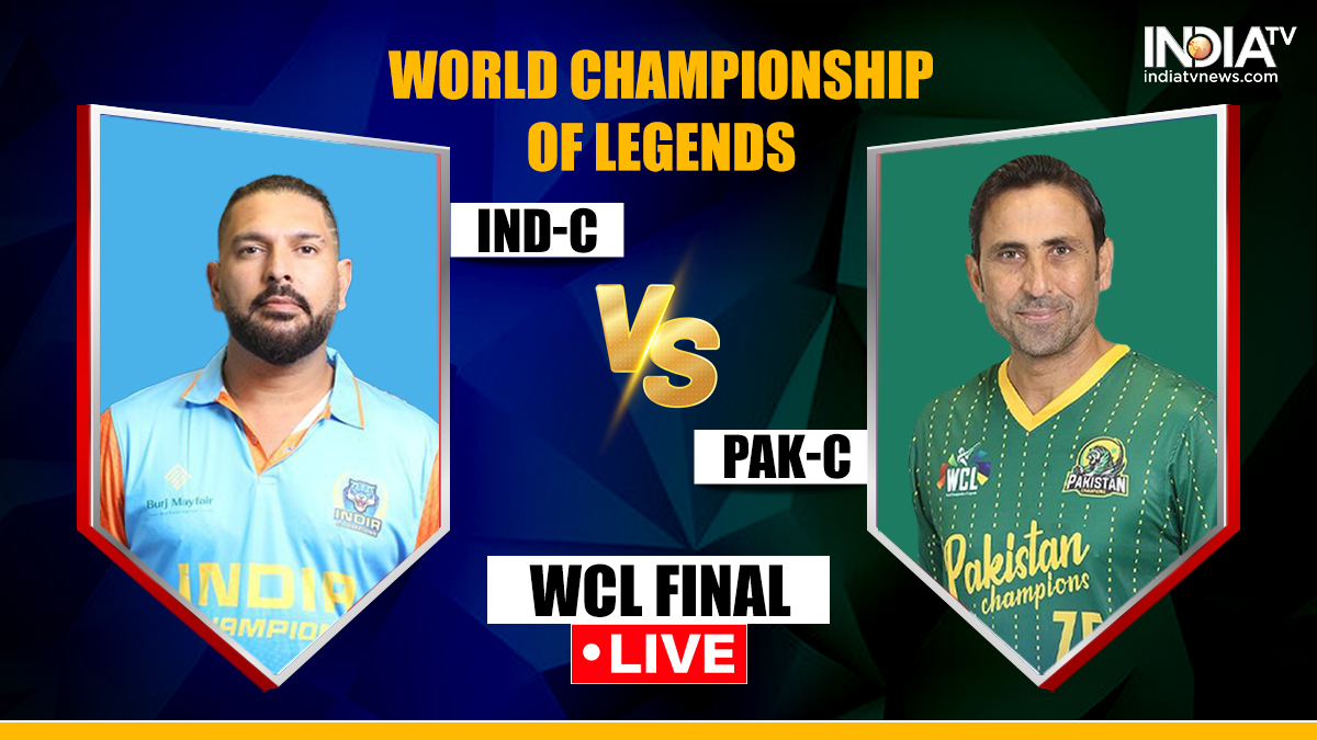 IND-C vs PAK-C WCL Final Live Score: India Champions vs Pakistan ...