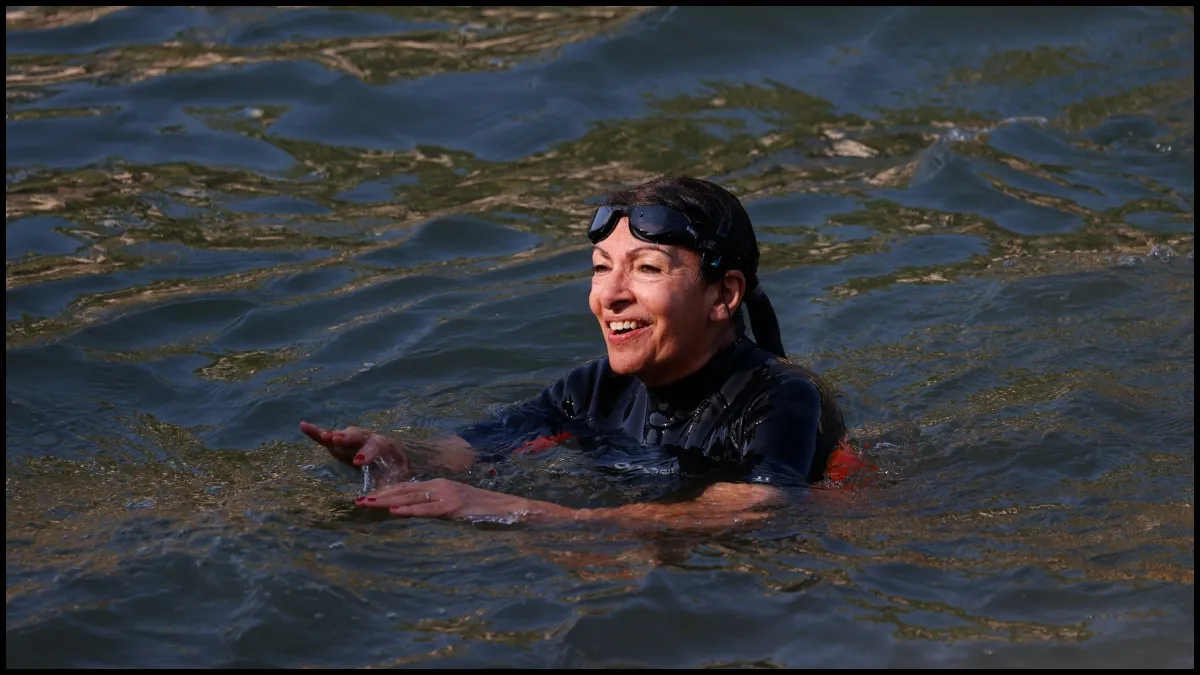 France: Paris mayor takes a dip in Seine river to dispel water quality ...
