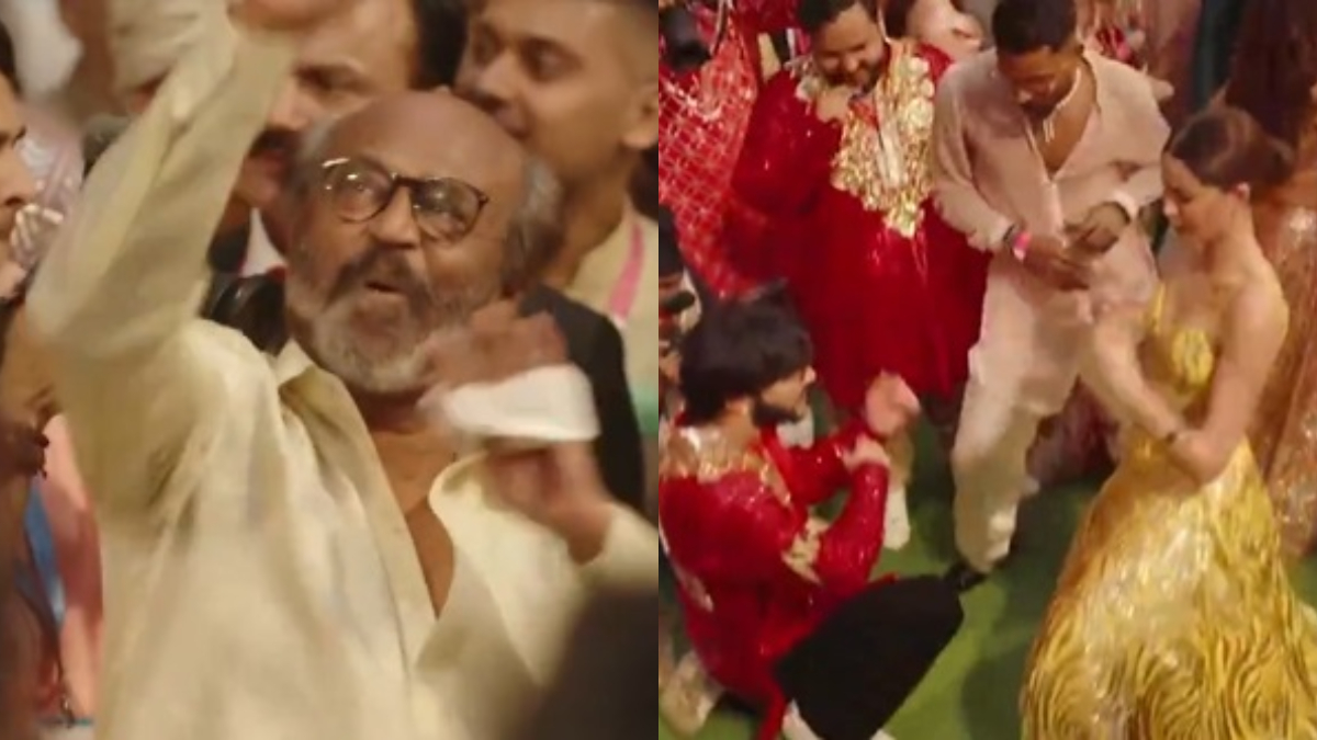 Anant-Radhika Wedding: Rajinikanth shakes a leg on 'Gallan Goodiyaan ...