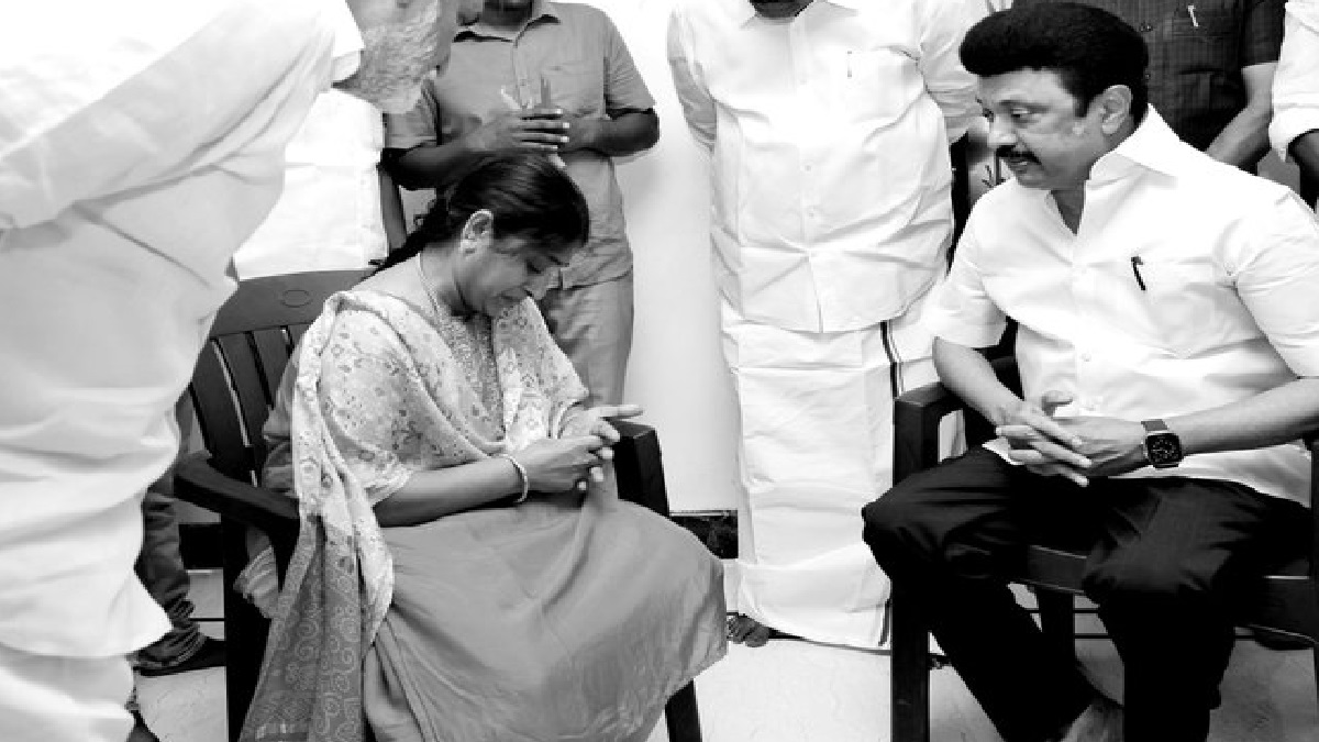 Tamil Nadu: CM MK Stalin visits slain BSP leader Armstrong's family ...