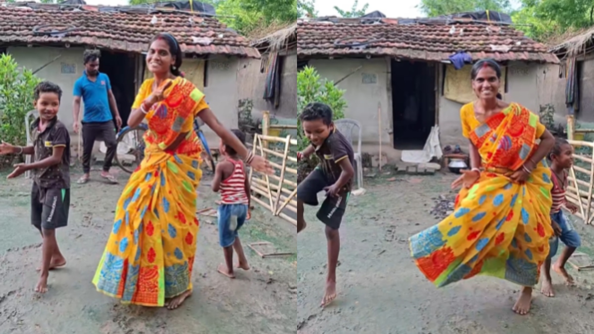 Video of woman dancing to chartbuster 'Tauba Tauba' with her children ...
