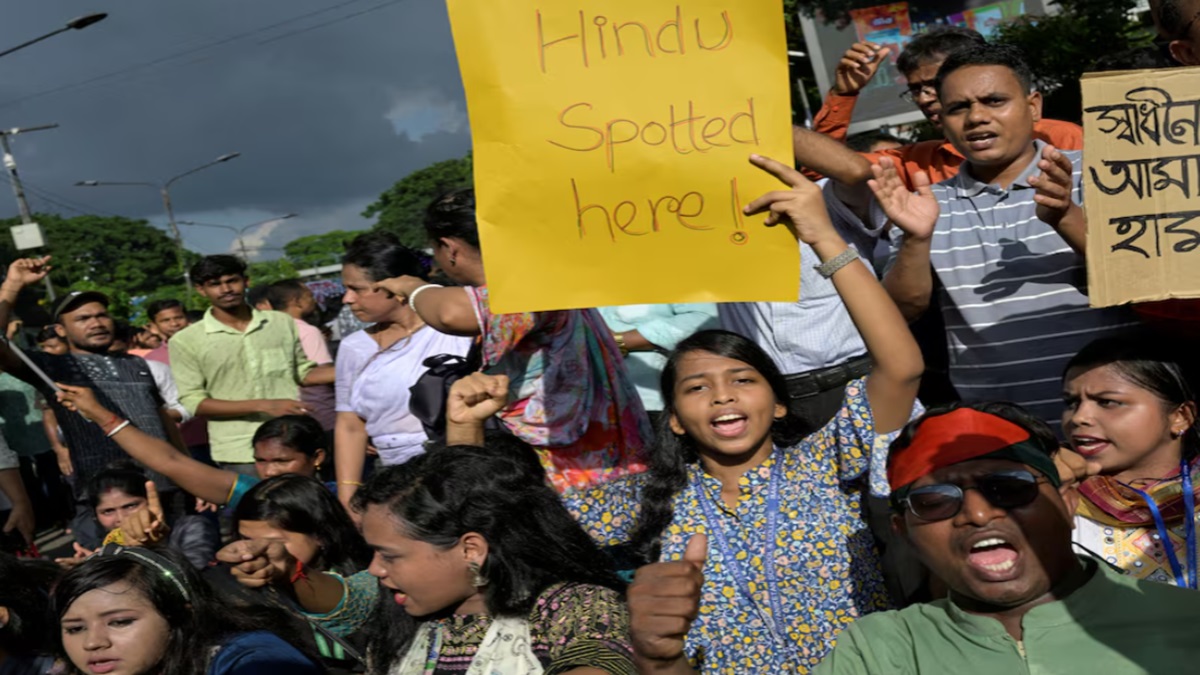 Bangladesh: Hundreds protest against attacks on Hindus, 205 cases of ...