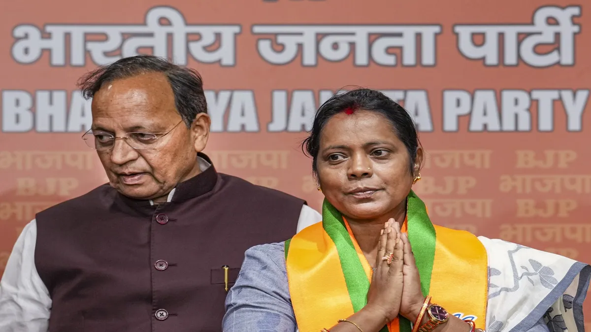 Mamata Mohanta joins BJP day after quitting BJD Rajya Sabha membership ...