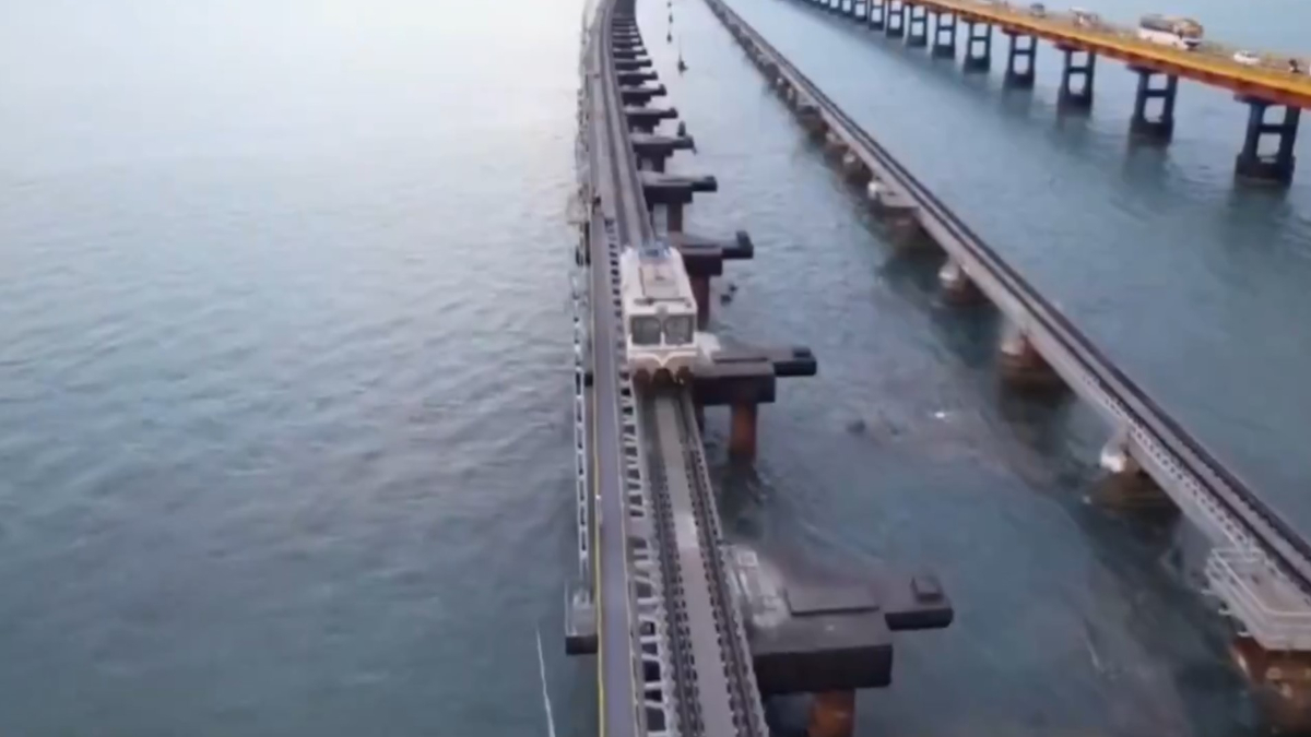 Indian Railways conducts successful trial run on Pamban Railway Sea ...