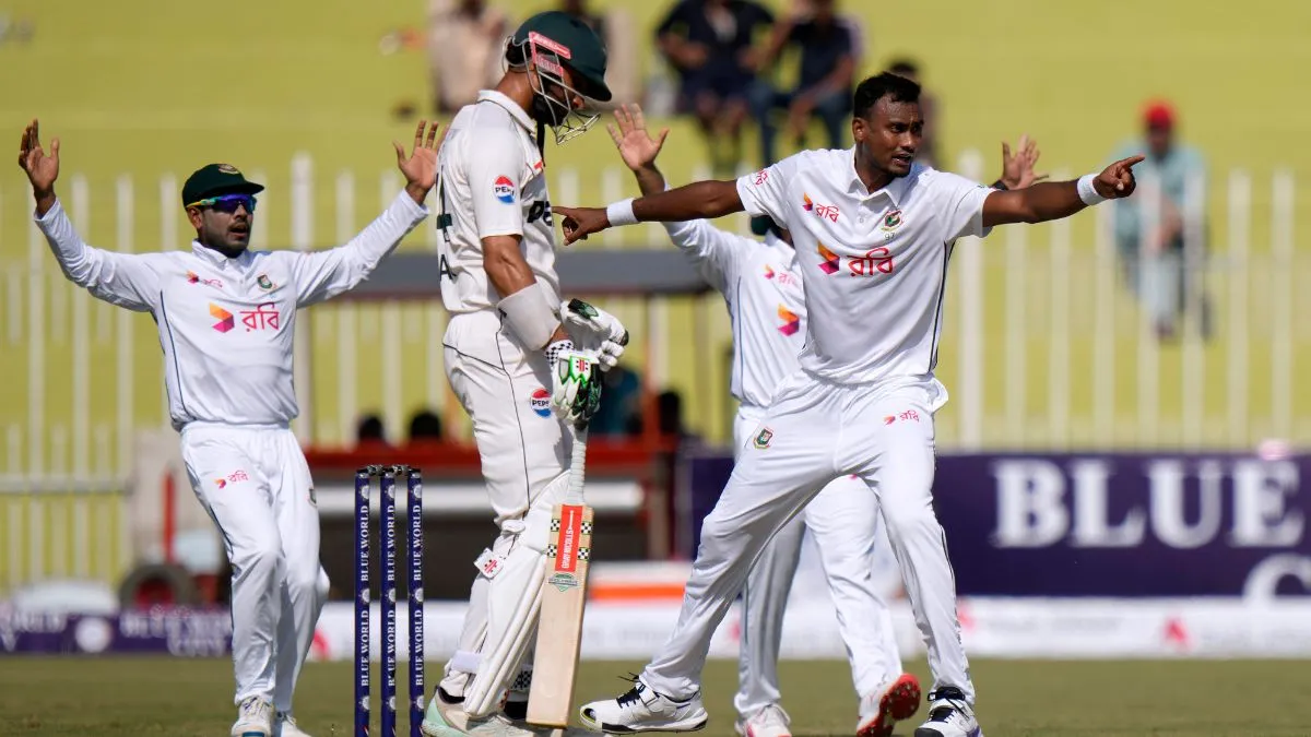 PAK vs BAN: Shan Masood adjudged out controversially by third umpire in ...