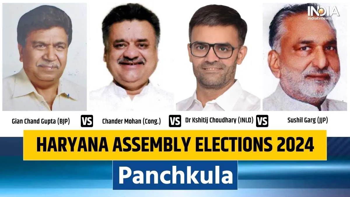 Panchkula Assembly Election 2024: Can Congress' Chander Mohan stop BJP ...