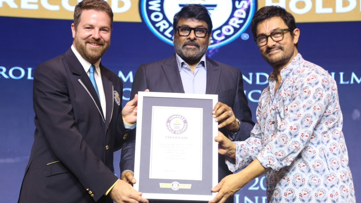Chiranjeevi is Guinness World Records holder now! Aamir Khan presents ...