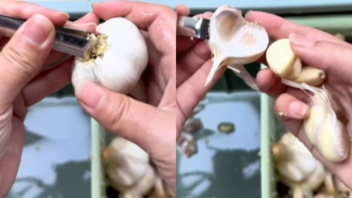 Why video of garlic peeling hack going viral? Internet calling it a ...