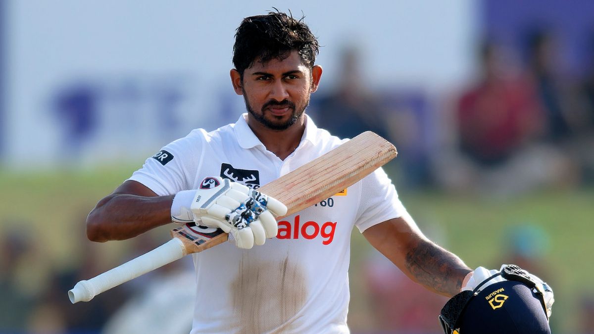 Kamindu Mendis' record-breaking century gives Sri Lanka edge over New Zealand on Day 1 of first ...