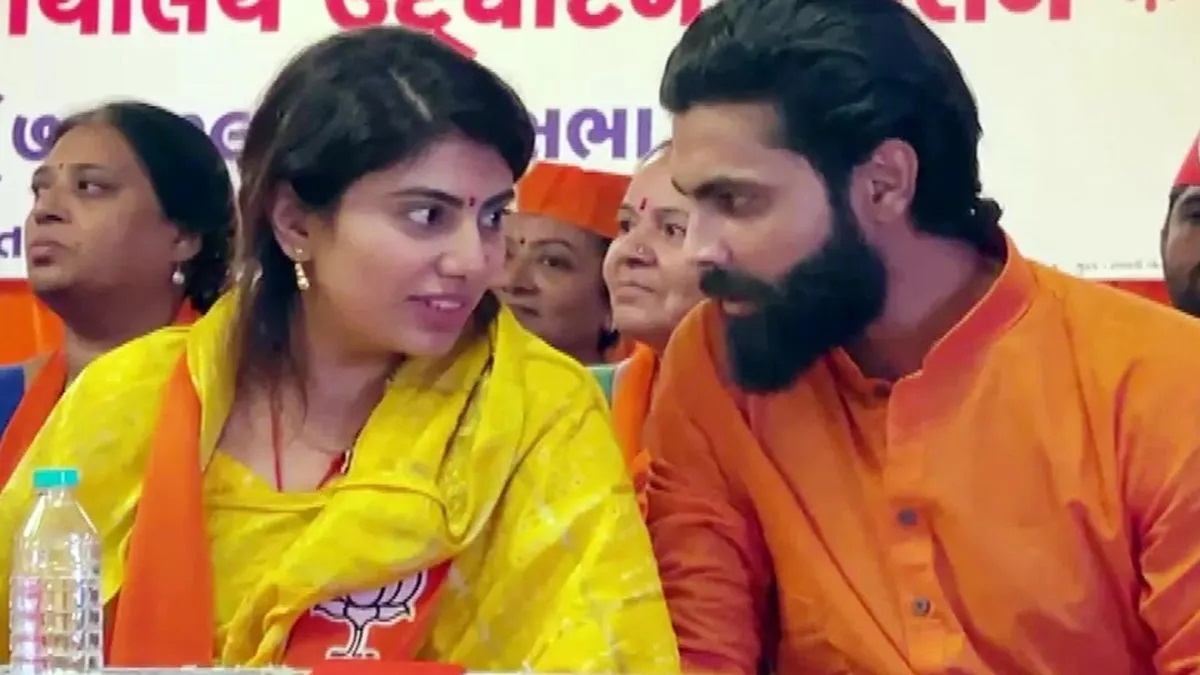 Ravindra Jadeja, star cricketer, joins BJP, wife Rivaba confirms ...