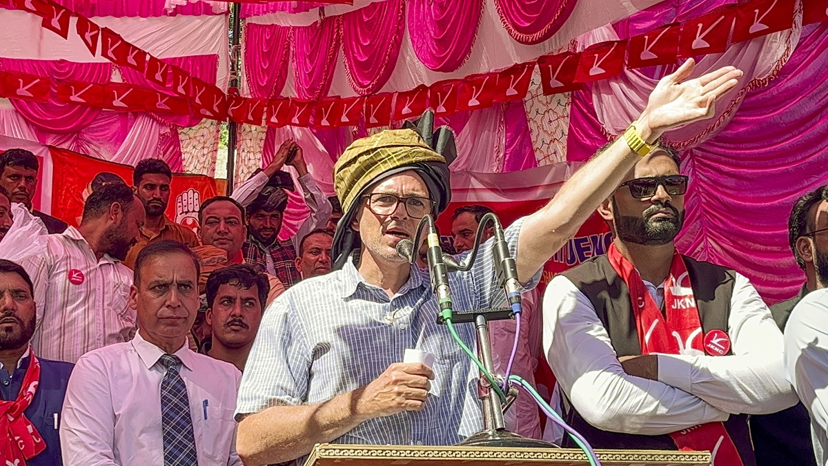 J-K assembly elections: 'BJP wants hung assembly, joined hands with Congress to avoid it,' says ...