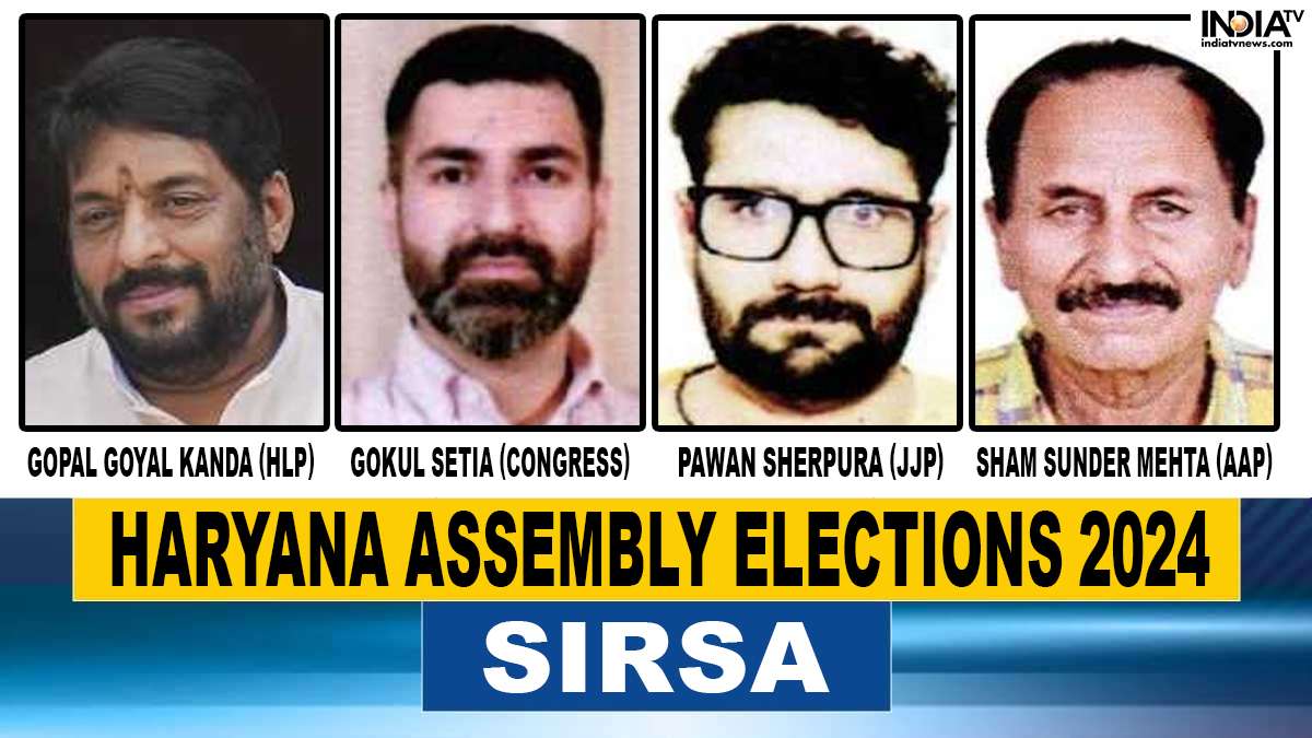 Sirsa Assembly Election 2024: Gopal Goyal Kanda Vs Gokul Setia Vs Pawan ...