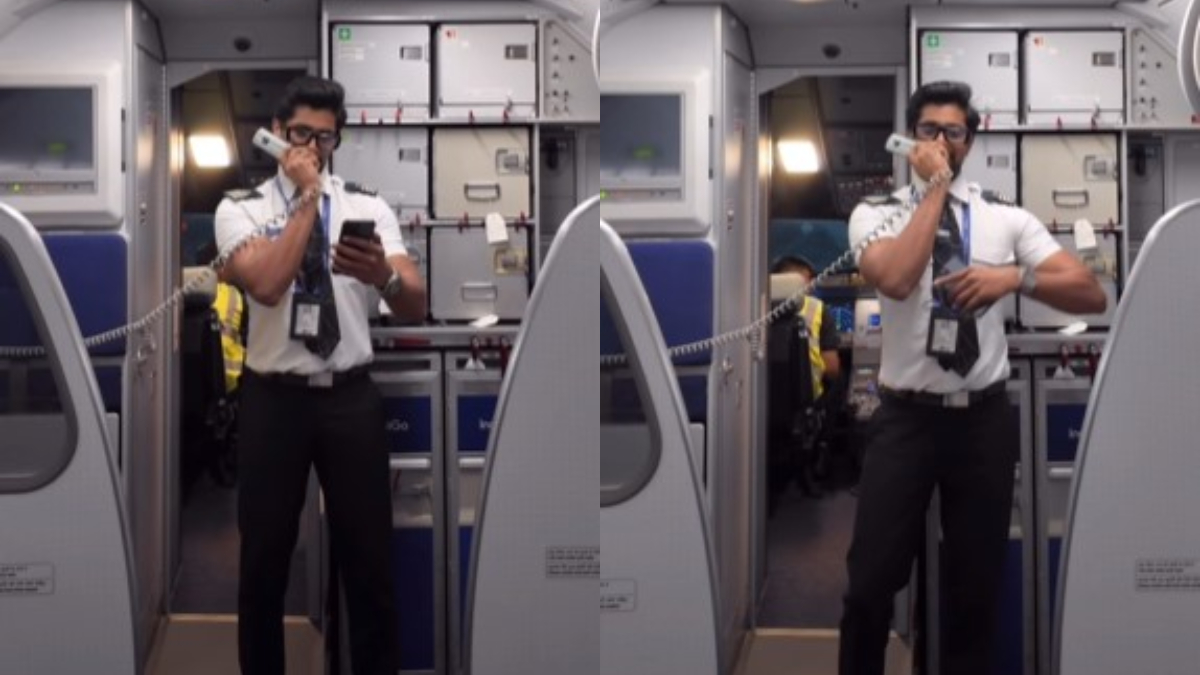 Viral video of IndiGo pilot speaking Hindi on passenger request garners ...