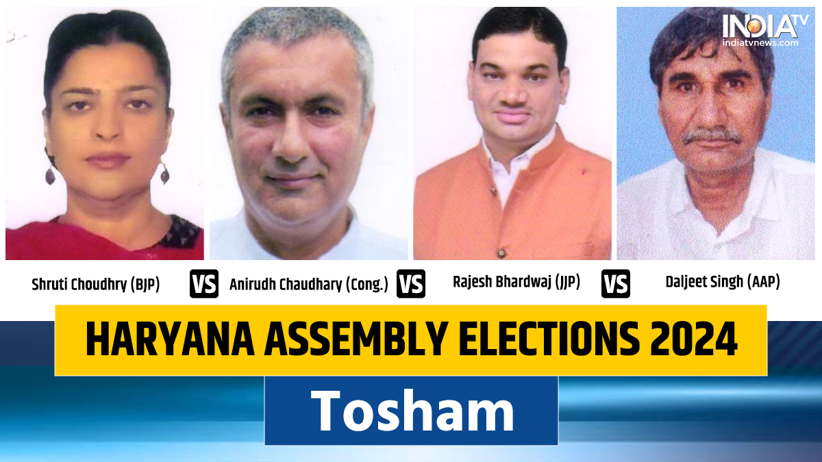 Tosham Assembly Election 2024: Can BJP, AAP break Congress' 24-year-long winning streak ...