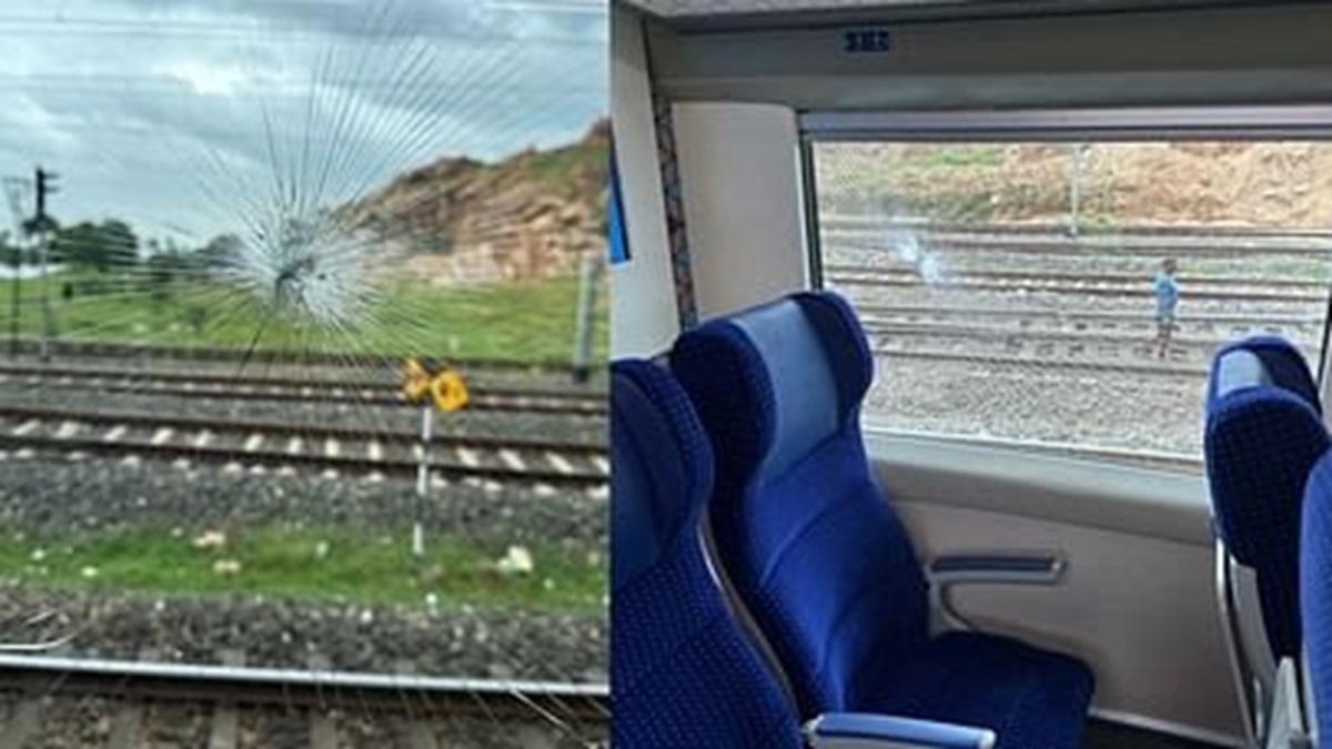 Stones pelted at new Vande Bharat Express train in Bihar's Gaya, window glasses broken | Bihar ...