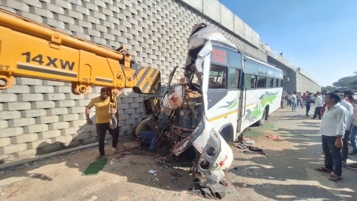 12 killed, over 40 injured after bus crashes in Rajasthan's Sikar, PM ...