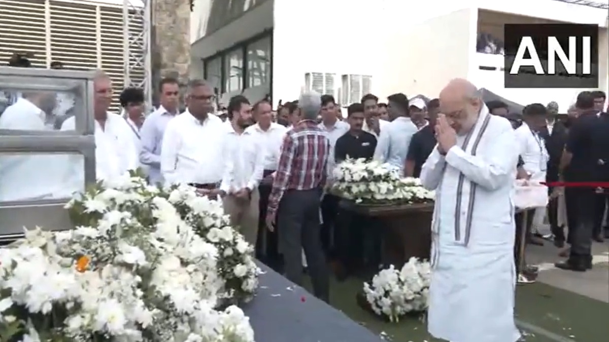 Union Home Minister Amit Shah pays tribute to veteran industrialist ...