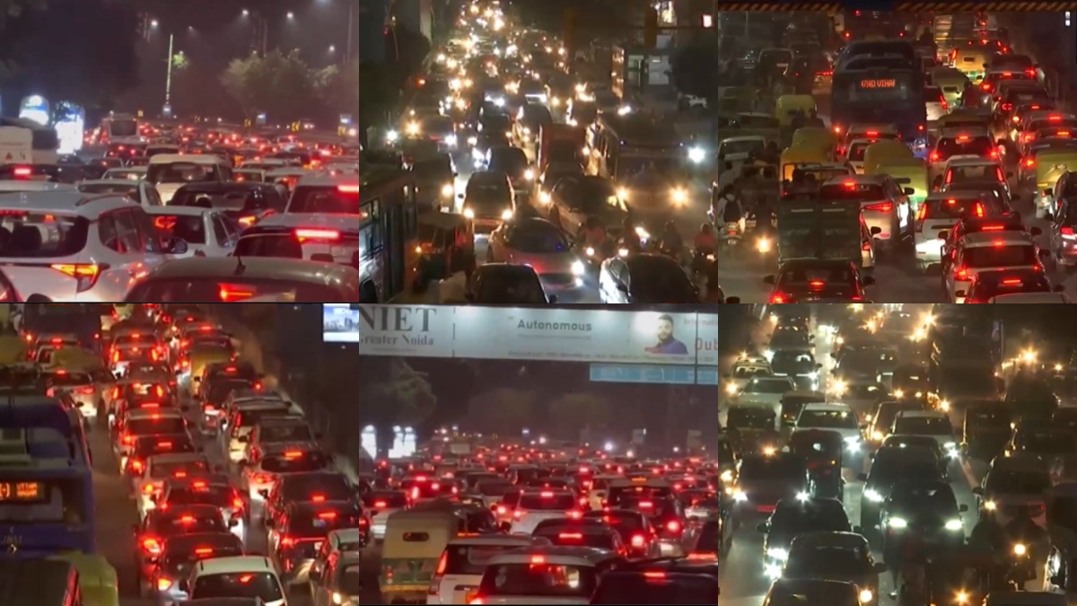 Heavy traffic on Delhi-NCR roads ahead of Diwali as people throng to ...