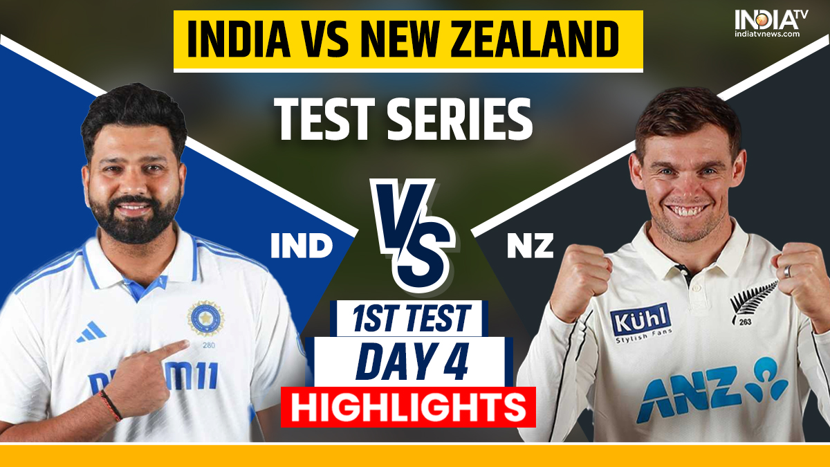 IND vs NZ 1st Test Live Score: Team India look to bat deep on day four ...