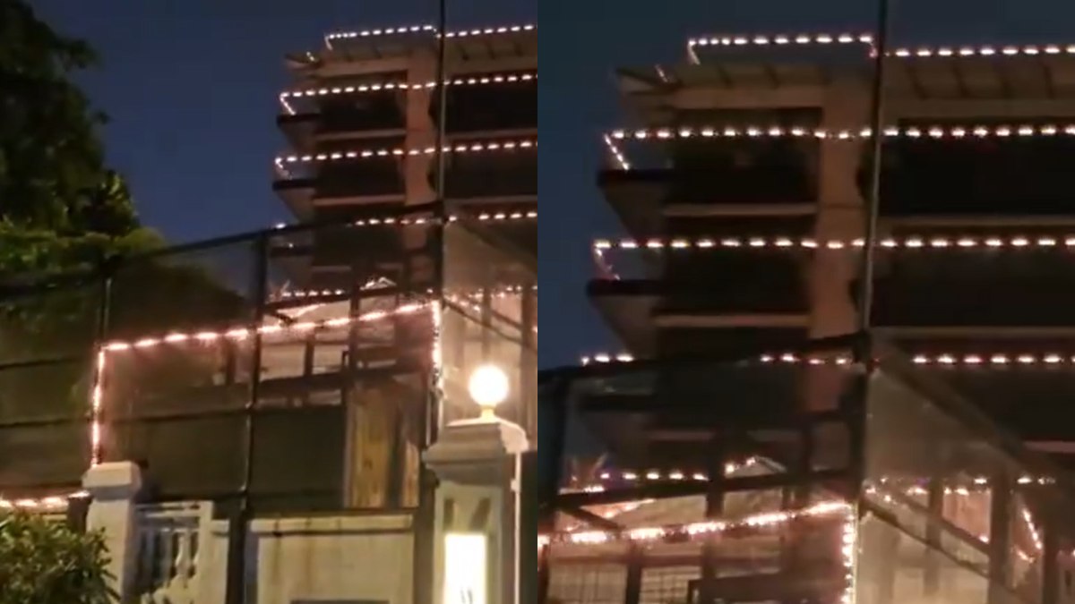 Shah Rukh Khan's iconic residence Mannat sparkles with Diwali decoration | WATCH video ...