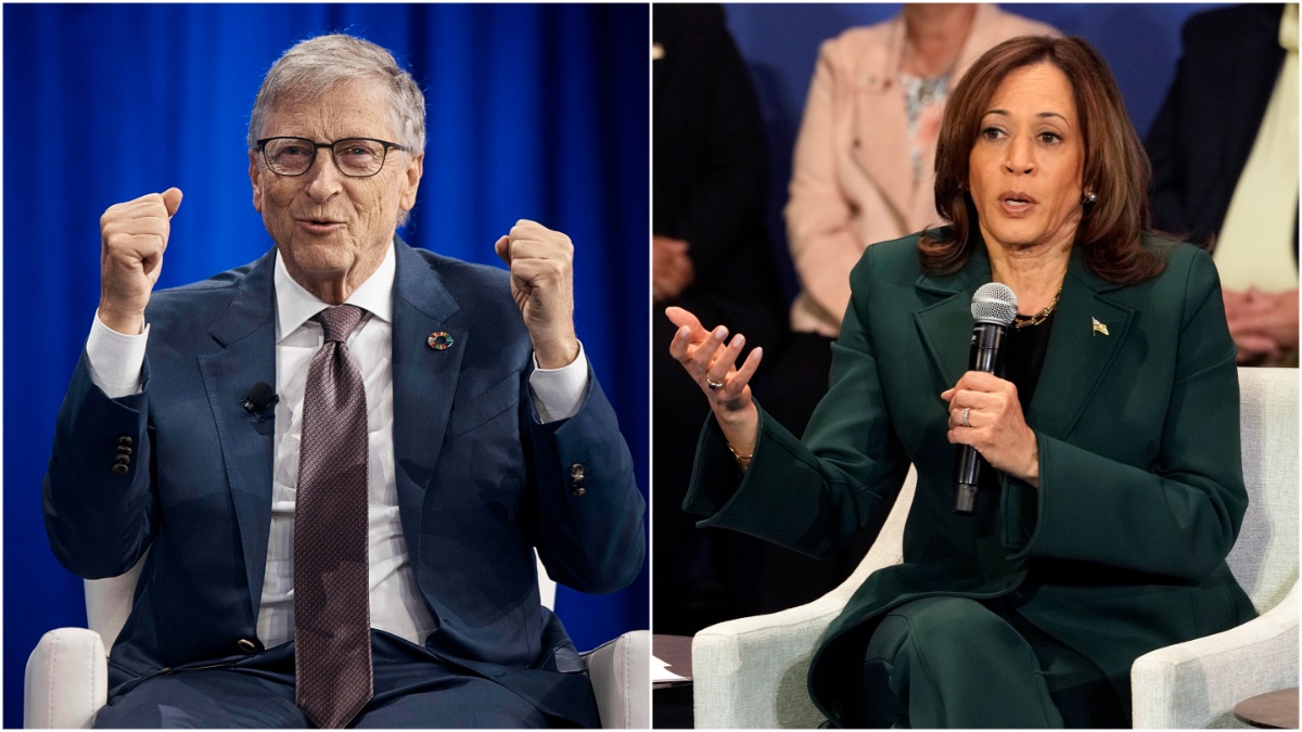 Bill Gates secretly donates USD 50 million to support Kamala Harris ...