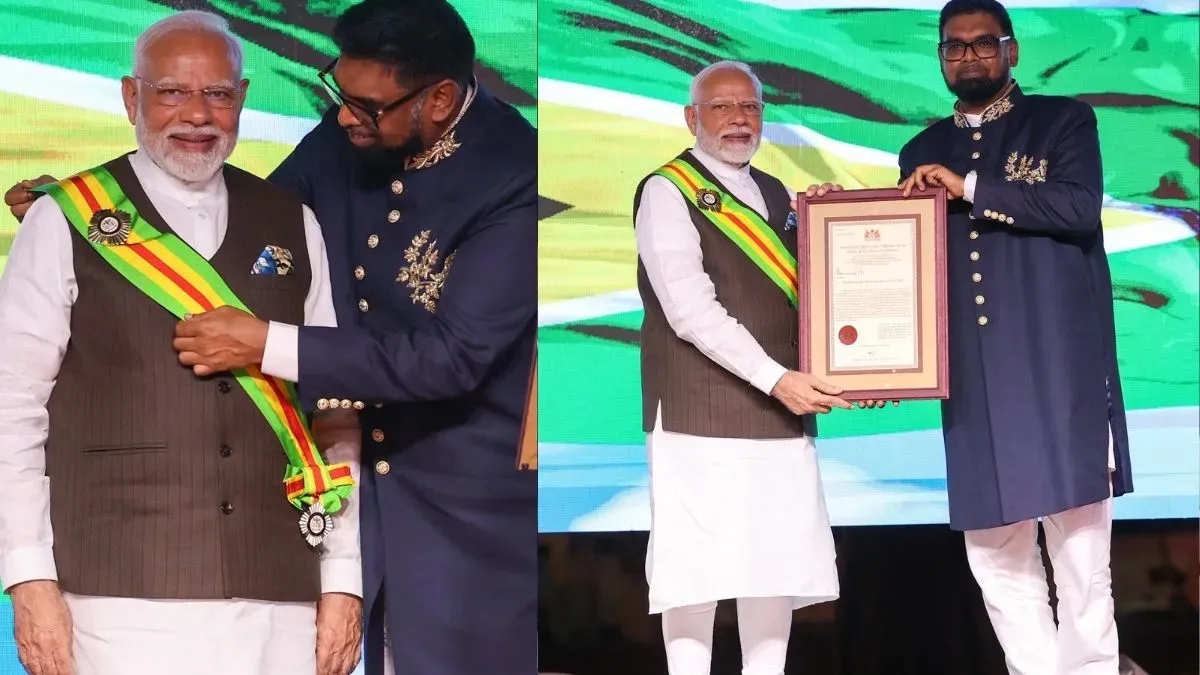 PM Modi conferred with Guyana's highest civilian honour, says India ...