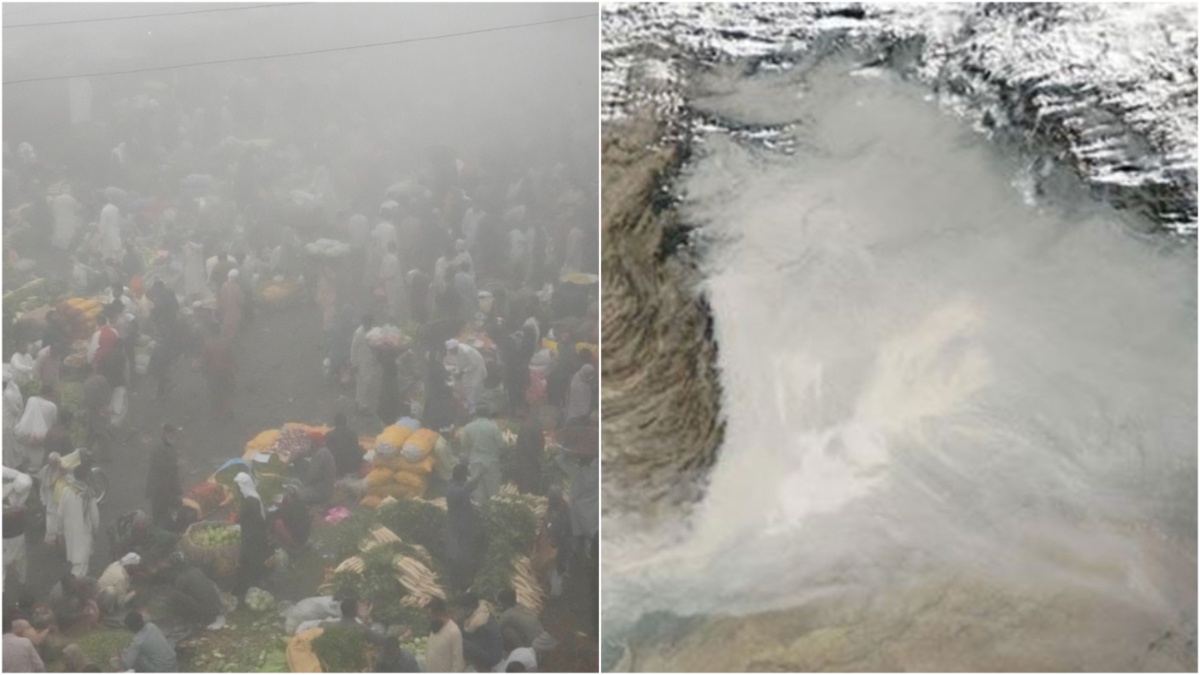 Lahore's air quality worsens, surpasses Delhi, NASA photos reveal smog ...