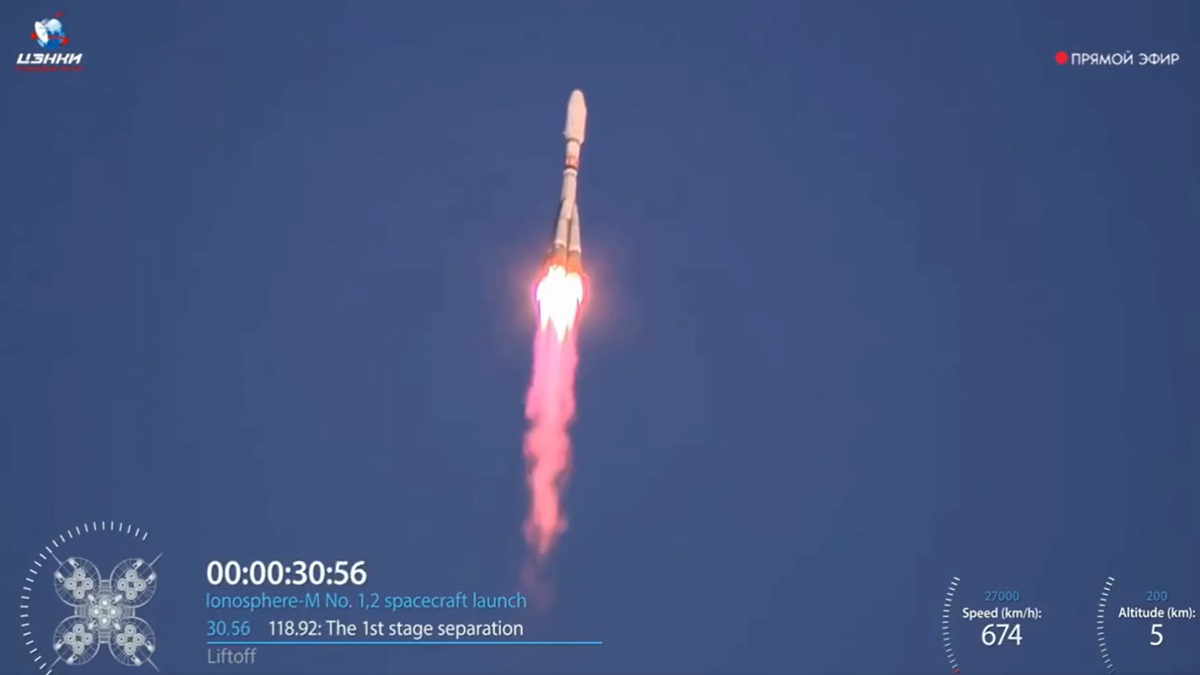 Russian rocket launches Iranian satellites into orbit amid threats from ...