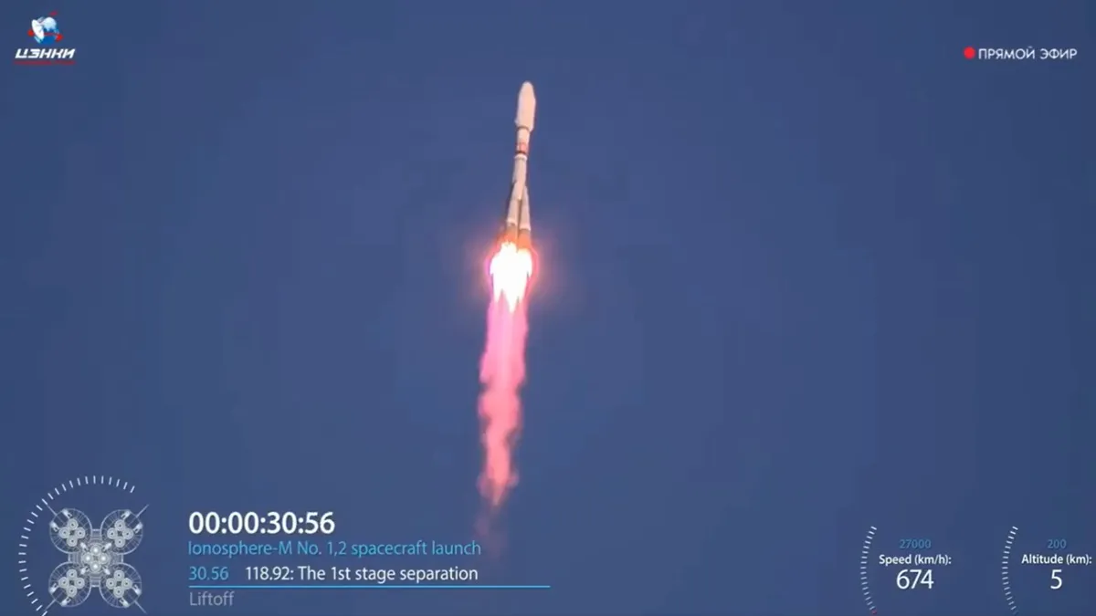 Russian rocket launches Iranian satellites into orbit amid threats from ...