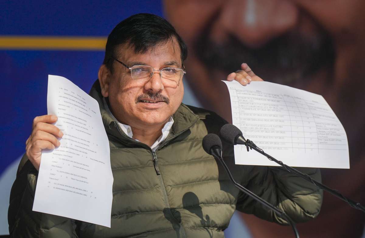 Delhi Assembly Election 2025: AAP's Sanjay Singh alleges BJP is trying to win polls through ...