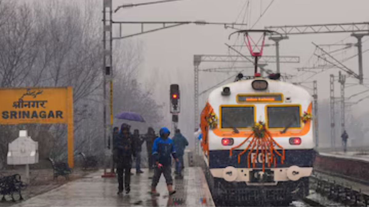 Train to Kashmir: Katra-Srinagar rail trail successful as 22-bogie ...