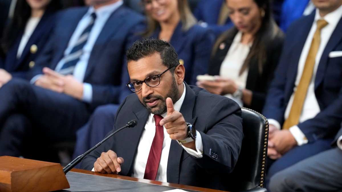 Kash Patel pledges 'no tolerance for violence against law enforcement ...