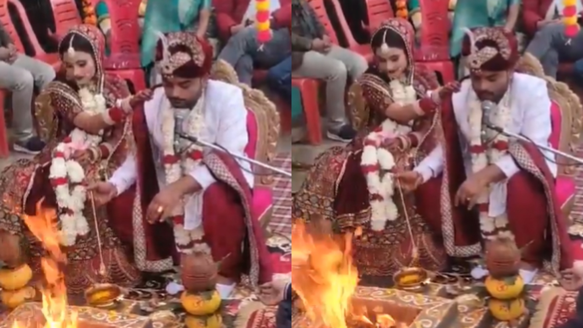 UP groom recites mantra at his own wedding, video goes viral |Watch ...