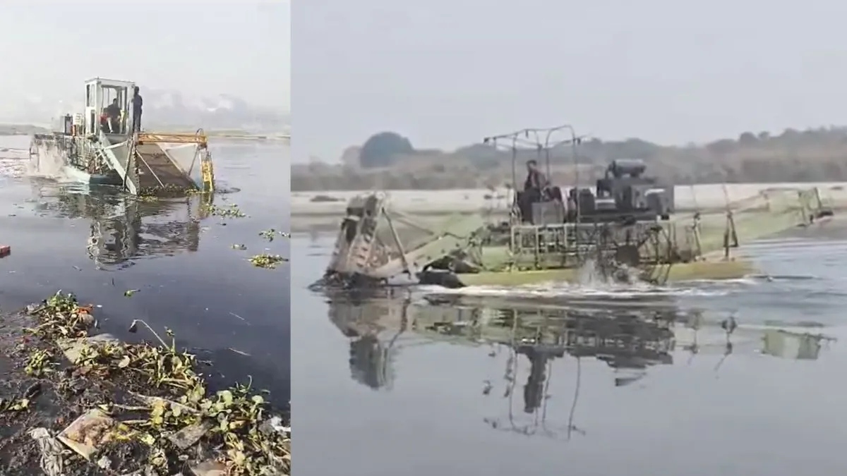 Yamuna cleaning drive begins, machines deployed as Delhi LG shares ...