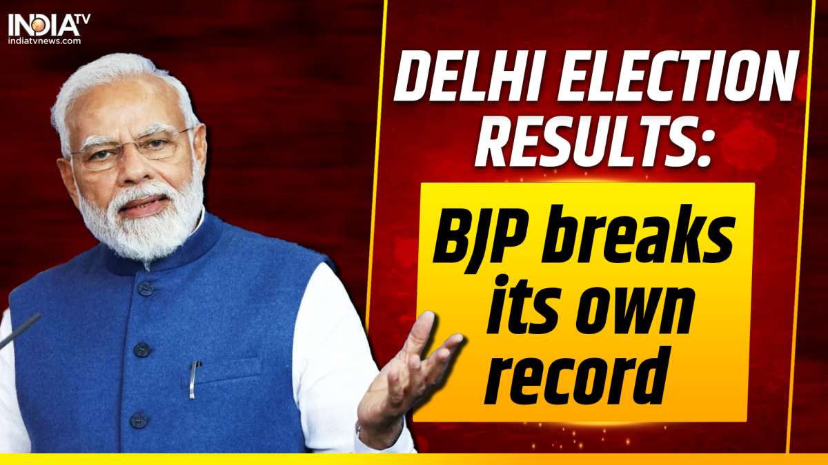 Delhi election results: BJP set to breach its past record as it crosses ...