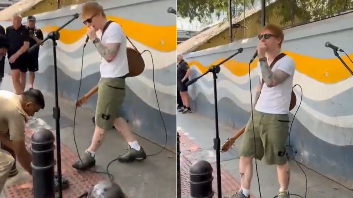 Ed Sheeran's street performance stopped by Bengaluru Police ahead of ...