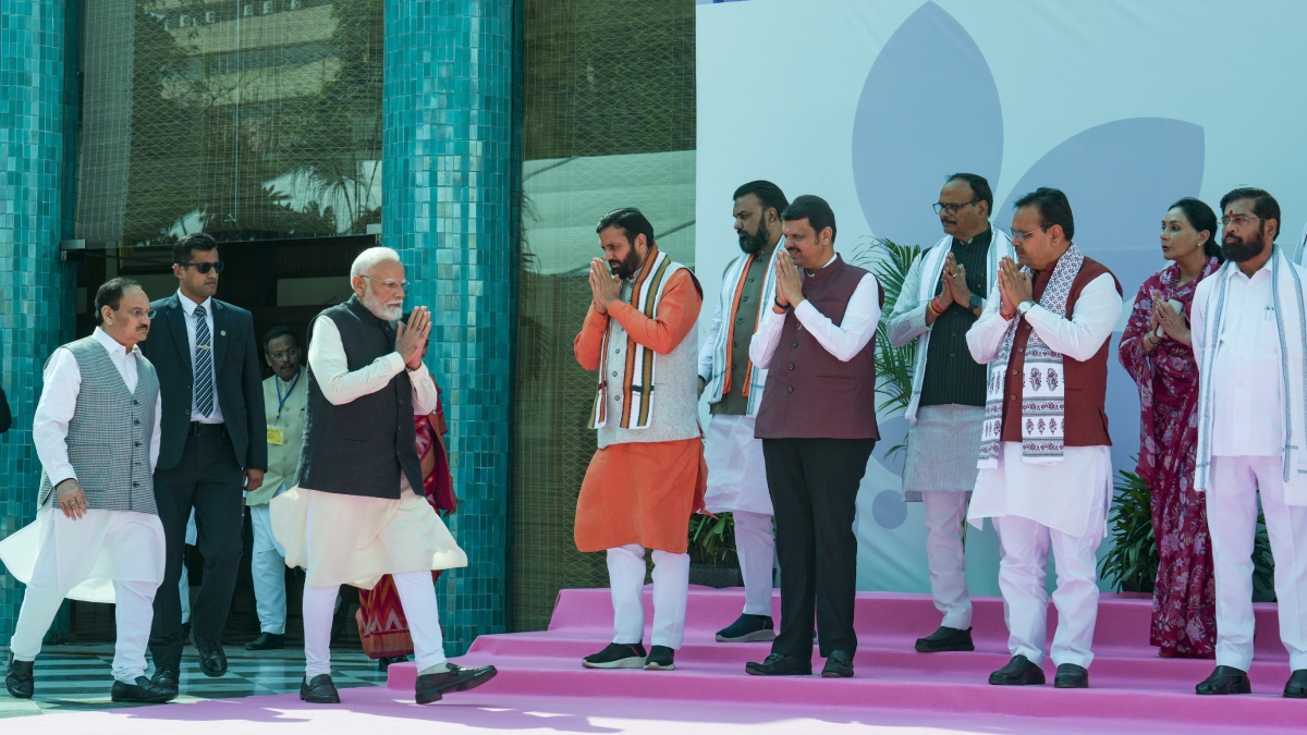 PM Modi at NDA CMs' meet: Leaders vow to secure victory in Bihar ...