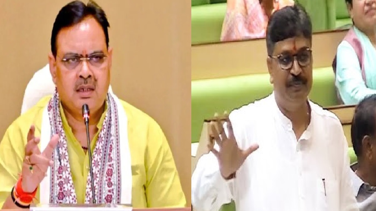 Rajasthan CM Bhajan Lal Sharma speaks to Leader of Oppn Tika Ram Jully ...