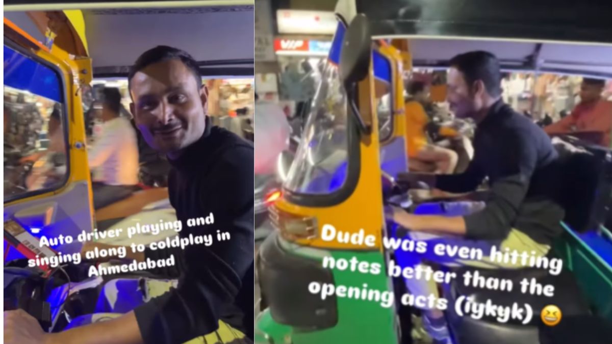 Viral Video: Ahmedabad auto driver sings Coldplay's sky full of stars ...